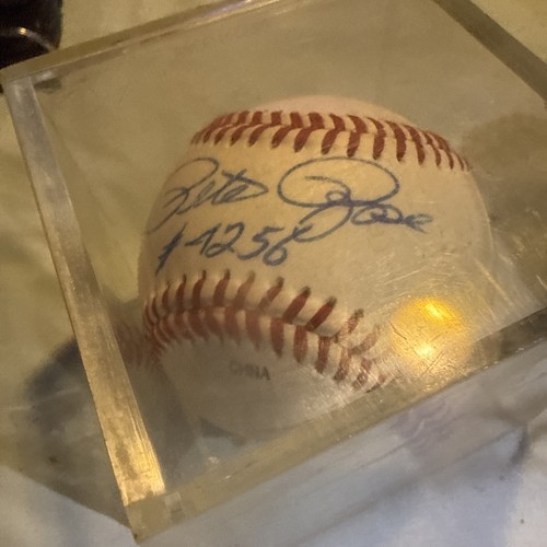 Wilson Baseball Signed By Pete Rose #4256 ( Official Approved ...