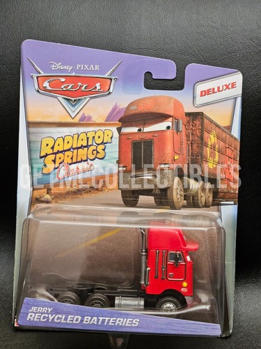 DISNEY PIXAR CARS JERRY RECYCLED BATTERIES RSC DELUXE 2017 SAVE 6% GMC ...