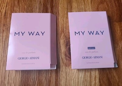 (2) MY WAY by Giorgio Armani Eau de Parfum Intense Sample Travel My Way ...