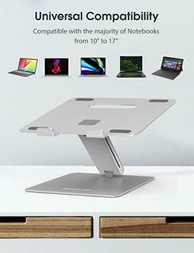 Laptop Stand AboveTEK Adjustable Computer Riser for Desk Up To 17'' | eBay