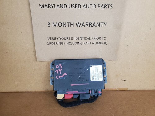 03-06 Audi TT BCM CCM Body Comfort Control Module Unit 8N8 962 267 F ...