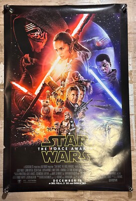 Star Wars The Force Awakens DS 27x40 Final One Sheet Poster | eBay