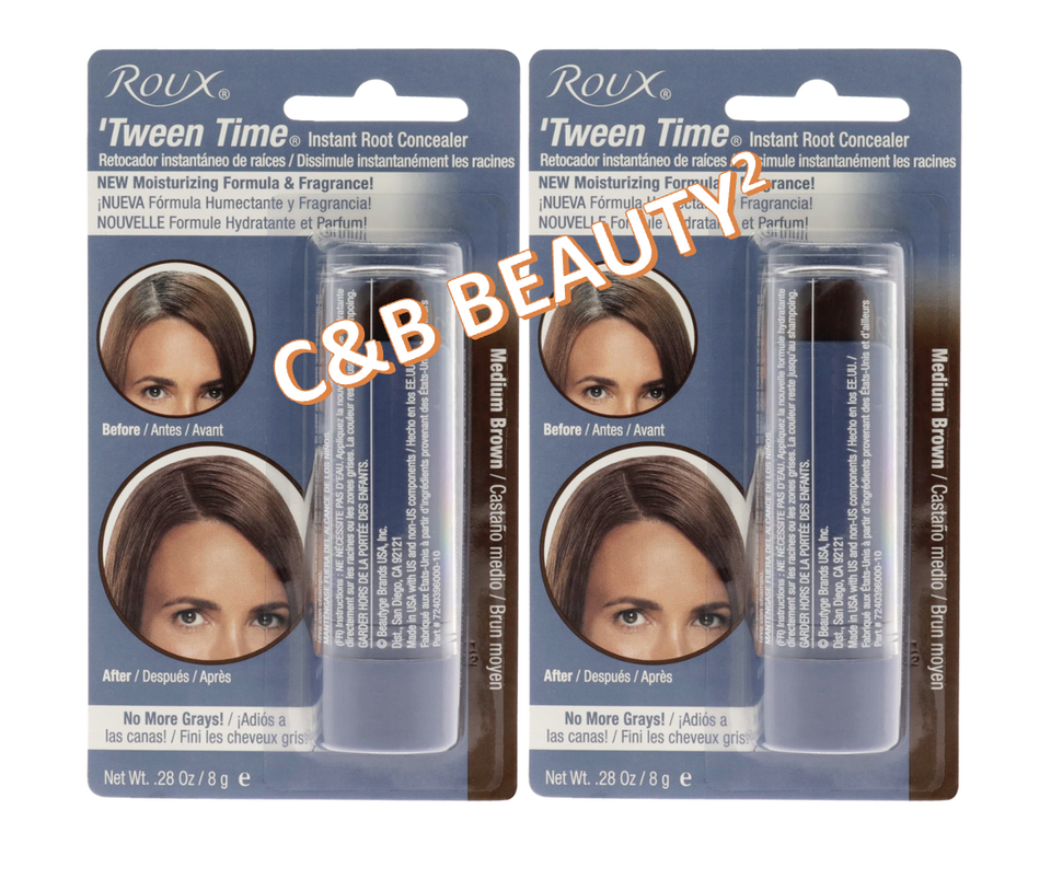 Roux 'Tween-Time Crayon *YOU CHOOSE Medium Brown X2 OR Dark Brown/Black ...