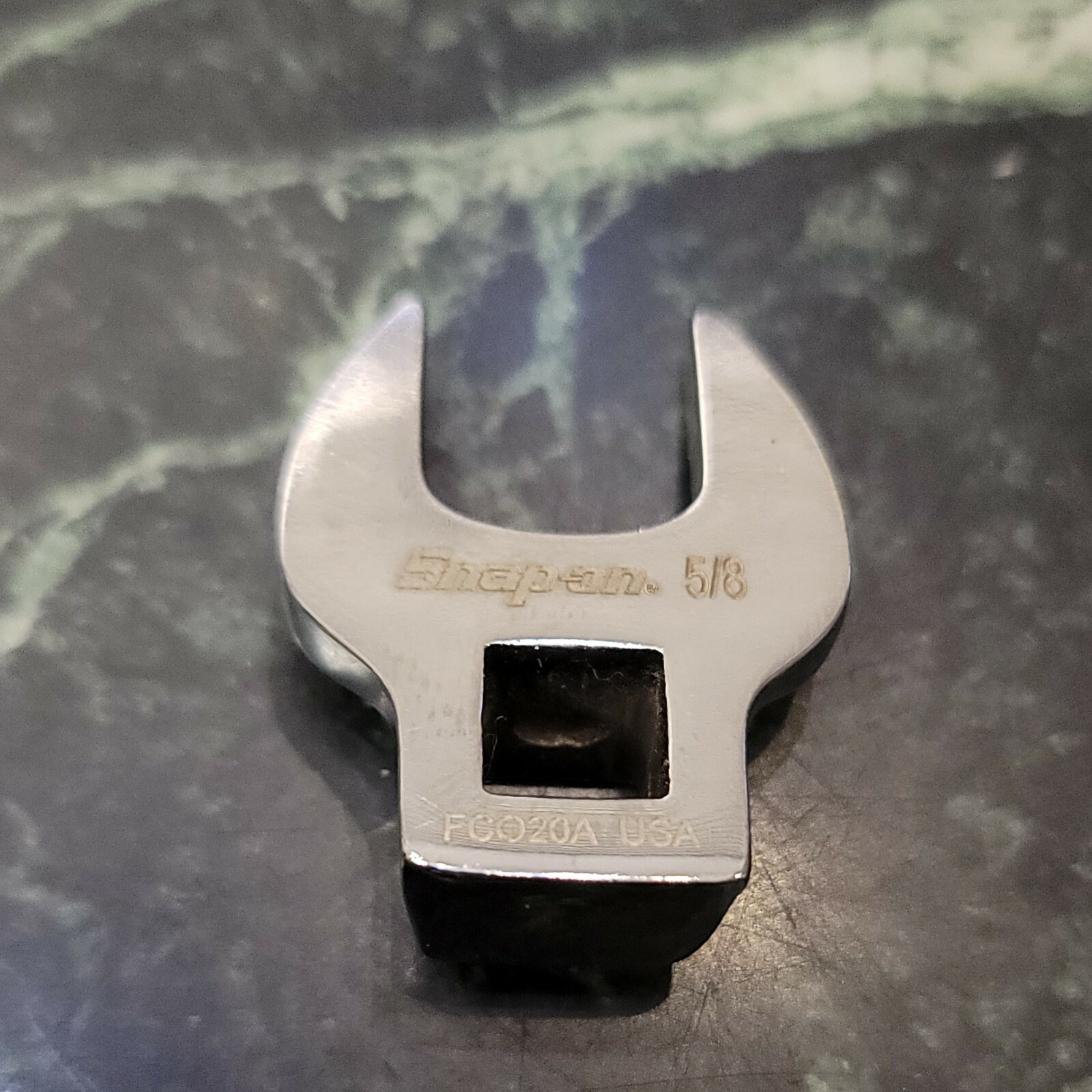 Snap-On USA FCO20A 3/8" Drive SAE 5/8" Open-End Crowfoot Wrench Crows ...