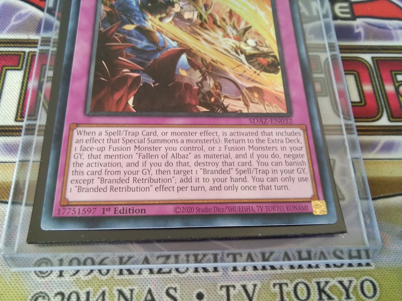 YuGiOh - Branded Retribution - SDAZ-EN032 - Super Rare - 1st Edition ...