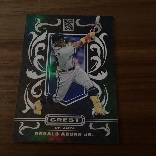 2022 panini capstone Crest ronald acuna jr Braves | eBay