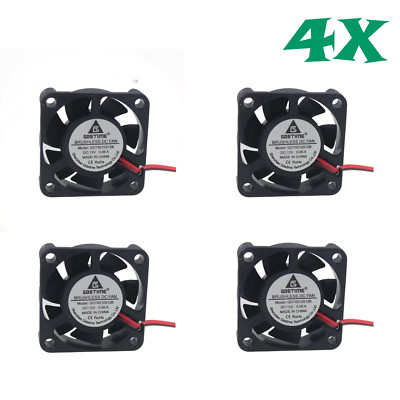12V 40mm Cooling Computer Case Fan 40x40x10mm (1.6x1.6x0.4 in) 2-Pin 4 ...