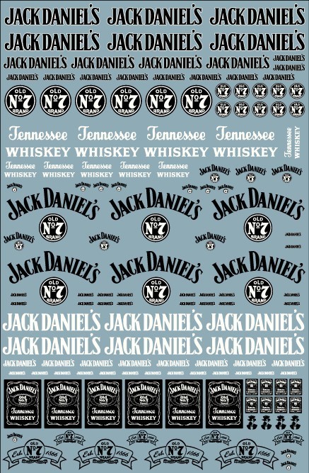 water-slide decal, 1:43, Drink, Jack, model, diorama, multiscale | eBay