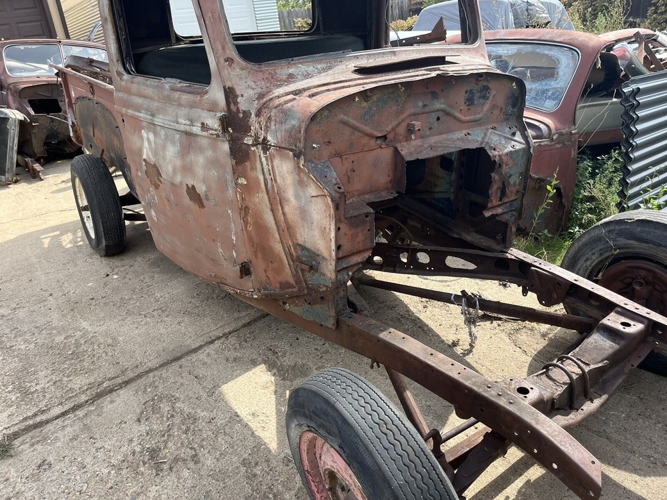 1937 Ford Pick Up , Cab Bed And Rolling Chassis Great Project hot rod ...
