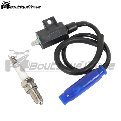 Ignition Coil + Spark Plug + CAP For Kawasaki Prairie 700 KVF700 2004 ...