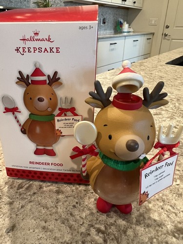 Hallmark Keepsake Ornament 2013 Reindeer Food - Hat Opens Up - | eBay