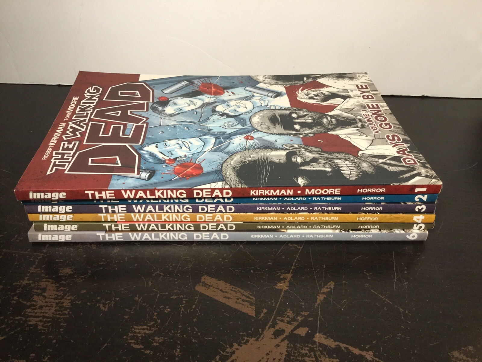 The Walking Dead Trade Paperbacks Volume 1-6 Image Comics TPB Lot AMC ...
