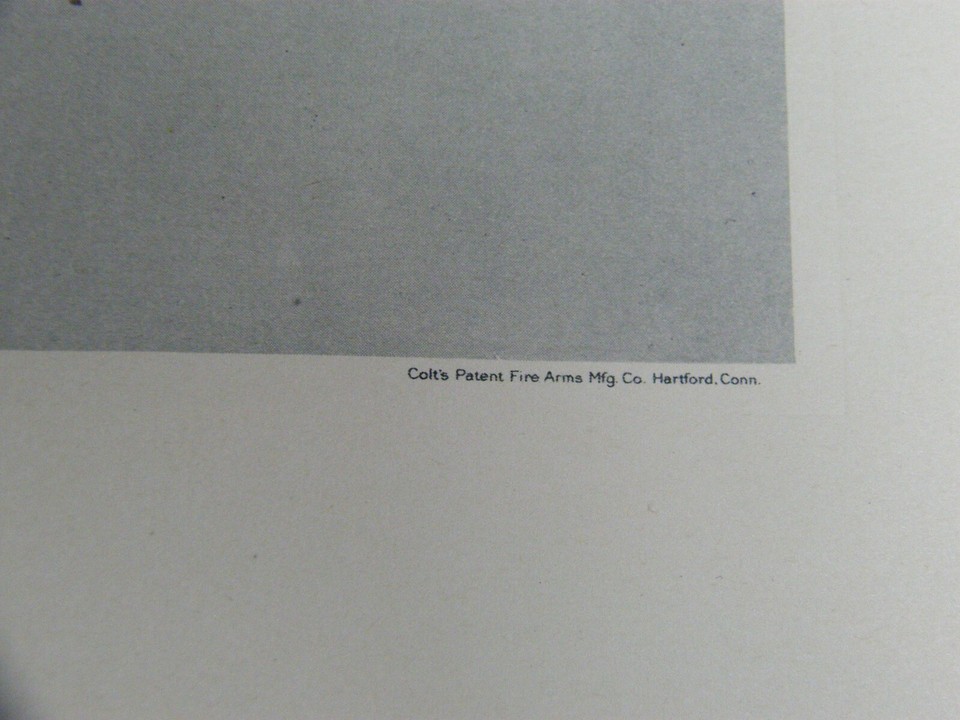Vintage 1940s Colt Firearms Historical Prints Second Printing Complete ...