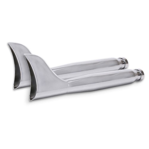 Exhaust Fishtai pair for Cruiser Custom chrome CB6454 | eBay