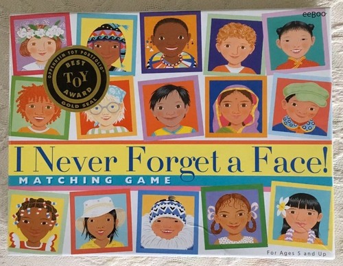 I NEVER FORGET A FACE Matching Game, 2004, eeBoo Corp. | eBay