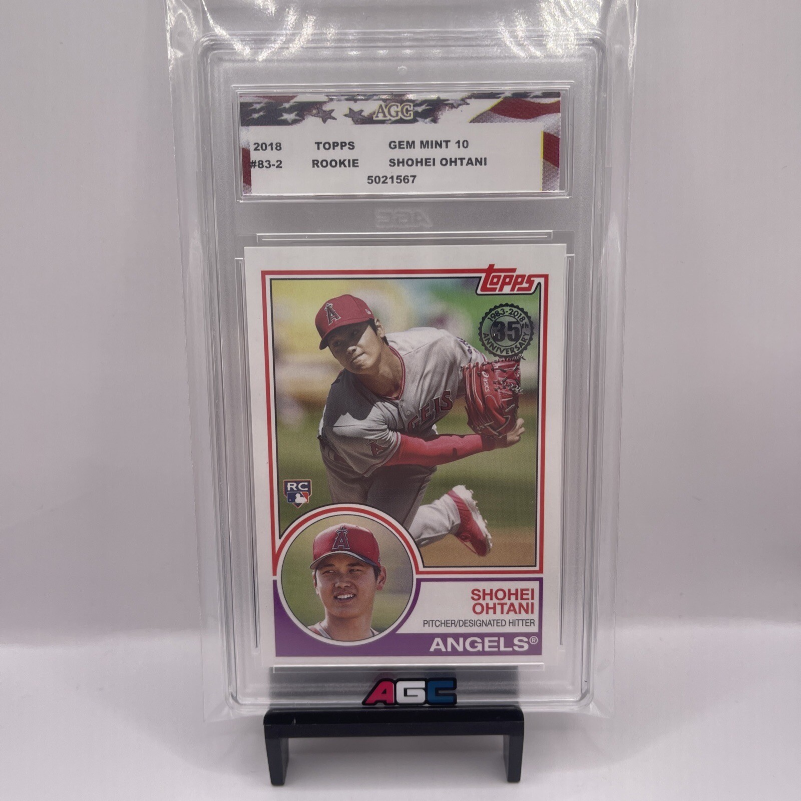 2018 Topps Update Series - 1983 Topps Design #83-2 Shohei Ohtani (RC ...