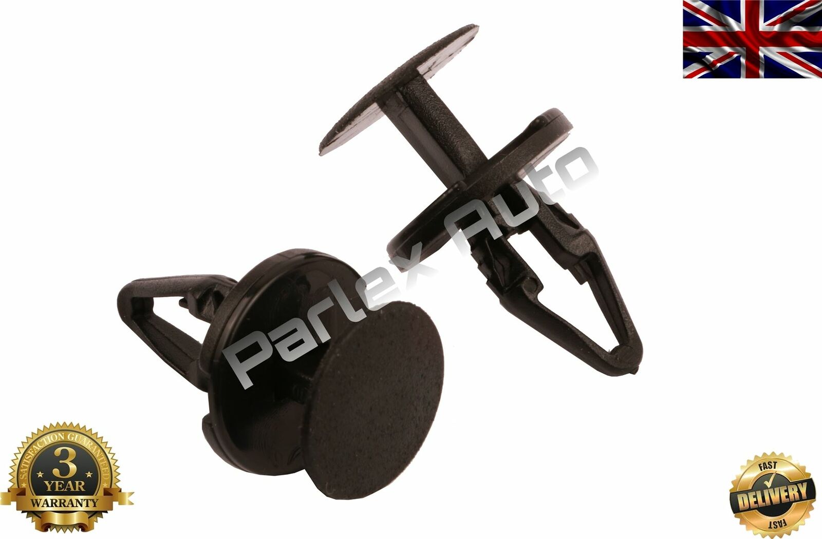 FRONT WHEEL ARCH LINING SPLASHGUARD CLIPS PLASTIC FOR FORD FIESTA FOCUS ...