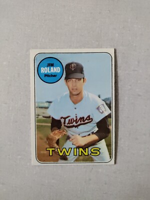 1969 Topps Baseball #336 Jim Roland (Twins) ex free shipping | eBay
