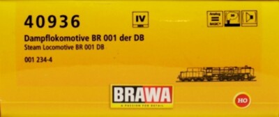 Brawa 40936 H0 BR 01 Dampflok 01 234-4 Ep. IV DB | eBay.de
