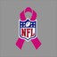 NFL Logo Pink Cancer Awareness Ribbon Vinyl Decal Car Window Wall ...