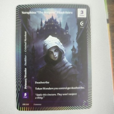 Wonders of the First 2025 - CLASSIC FOIL RARE - Seraphina Blackthorn 198/401 TCG | eBay