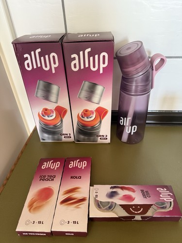 Air Up Gen2 Flasche 600ml 2x Neu 1x Geöffnet Zum Probieren 8x Taps ...