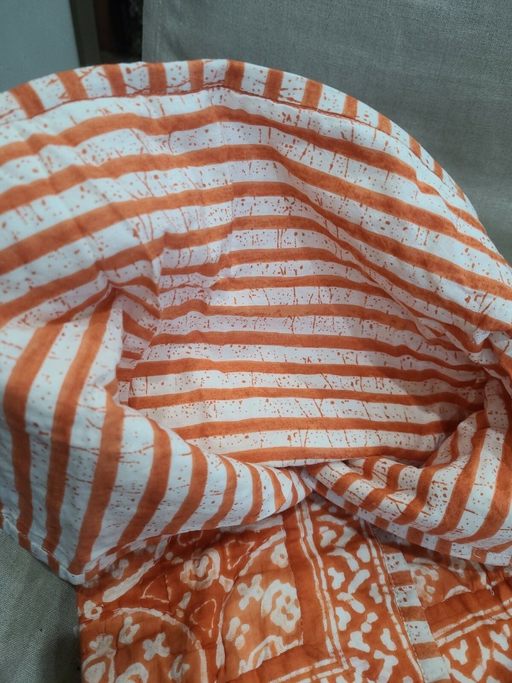 Pottery Barn Phoebe Tile Quilted Standard Sham Orange multiples availa ...