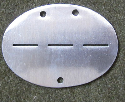 WWI GERMAN ARMY INFANTRY SOLDAT BLANK DOG TAG | eBay