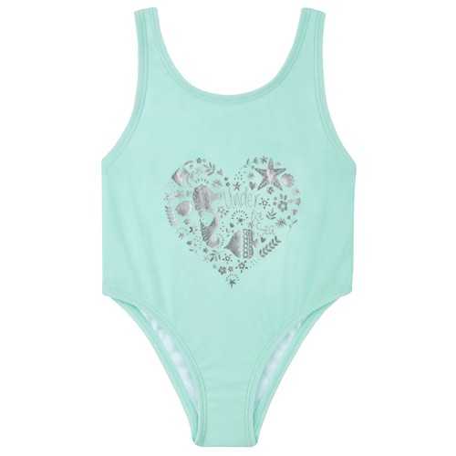 Baby Girls Swimming Costume Swimsuit One Piece Summer Holiday Heart ...