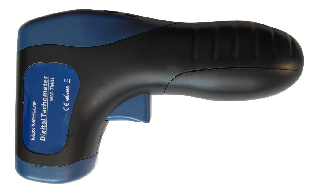 DIGITAL LASER PHOTO TACHOMETER GUN NON-CONTACT RPM TACH TESTER METER ...