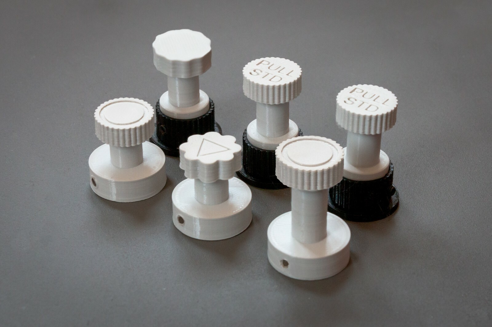 AIRBUS A320 - A330 - A340 - A380 FCU Full Set of Knobs (Grey) for ...