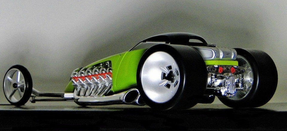 Ford Custom Concept Built Race Car Vintage Classic Dragster1Model Promo ...