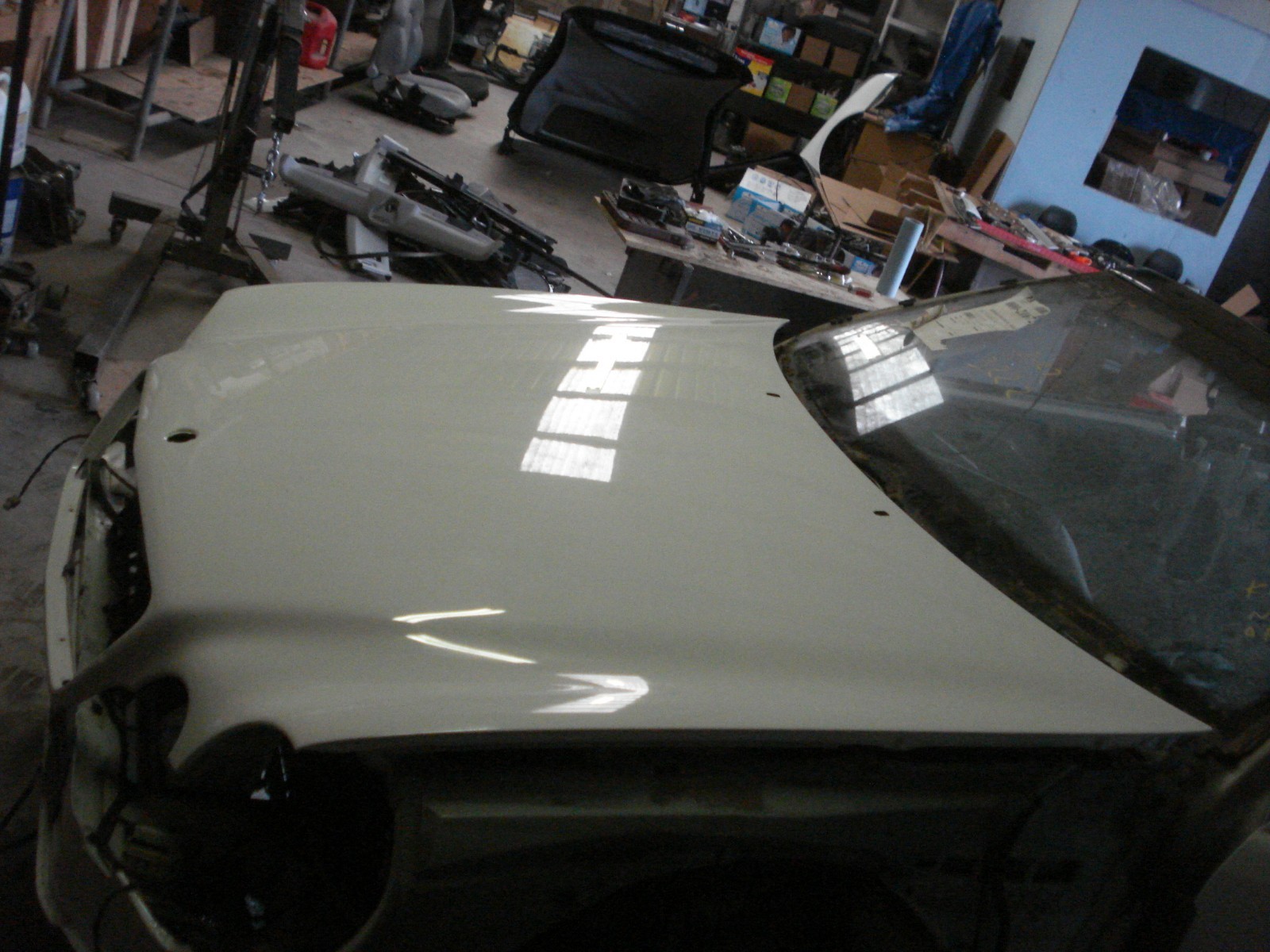 1999 MERCEDES-BENZ CLK 320 Front Hood Panel Assembly White OEM | eBay