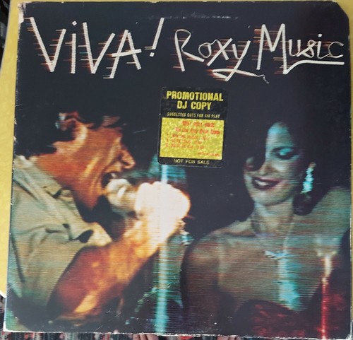 ROXY MUSIC PROMO LP VIVA! ROXY MUSIC: THE LIVE ROXY MUSIC ALBUM ATCO ...