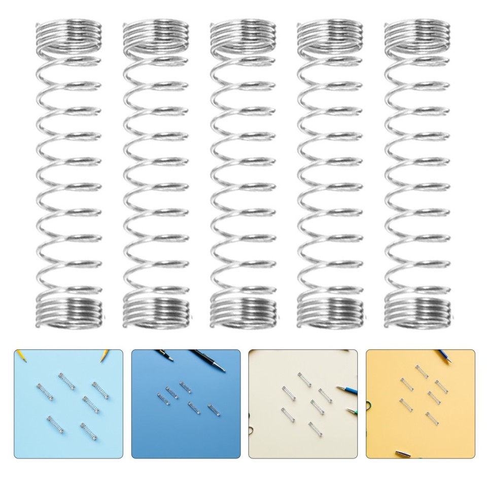100pcs Ballpoint Pen Compression Springs: Stainless Steel Replacement ...