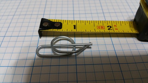 Steel 1/2" Dia. Wire Locking Cotter Pin Ring Rue 22 *Pack of 10* | eBay