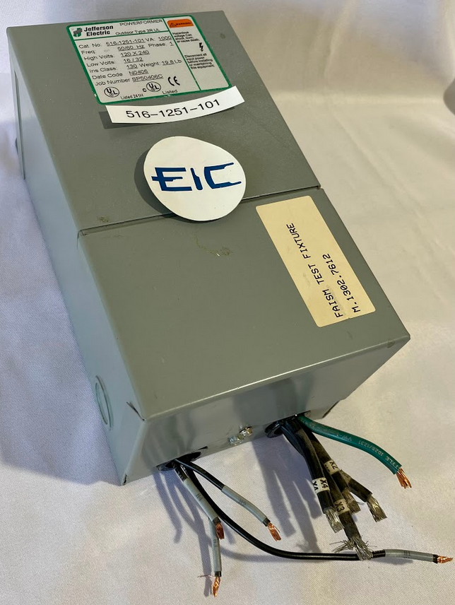 JEFFERSON ELECTRIC TRANSFORMER 120X240V / 516-1251-101 | eBay