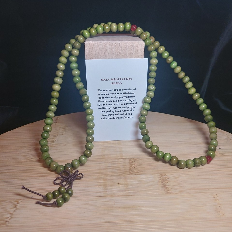 Mala Beads 108 beads Religious or Spiritual Hindu Buddhism Prayer Beads ...