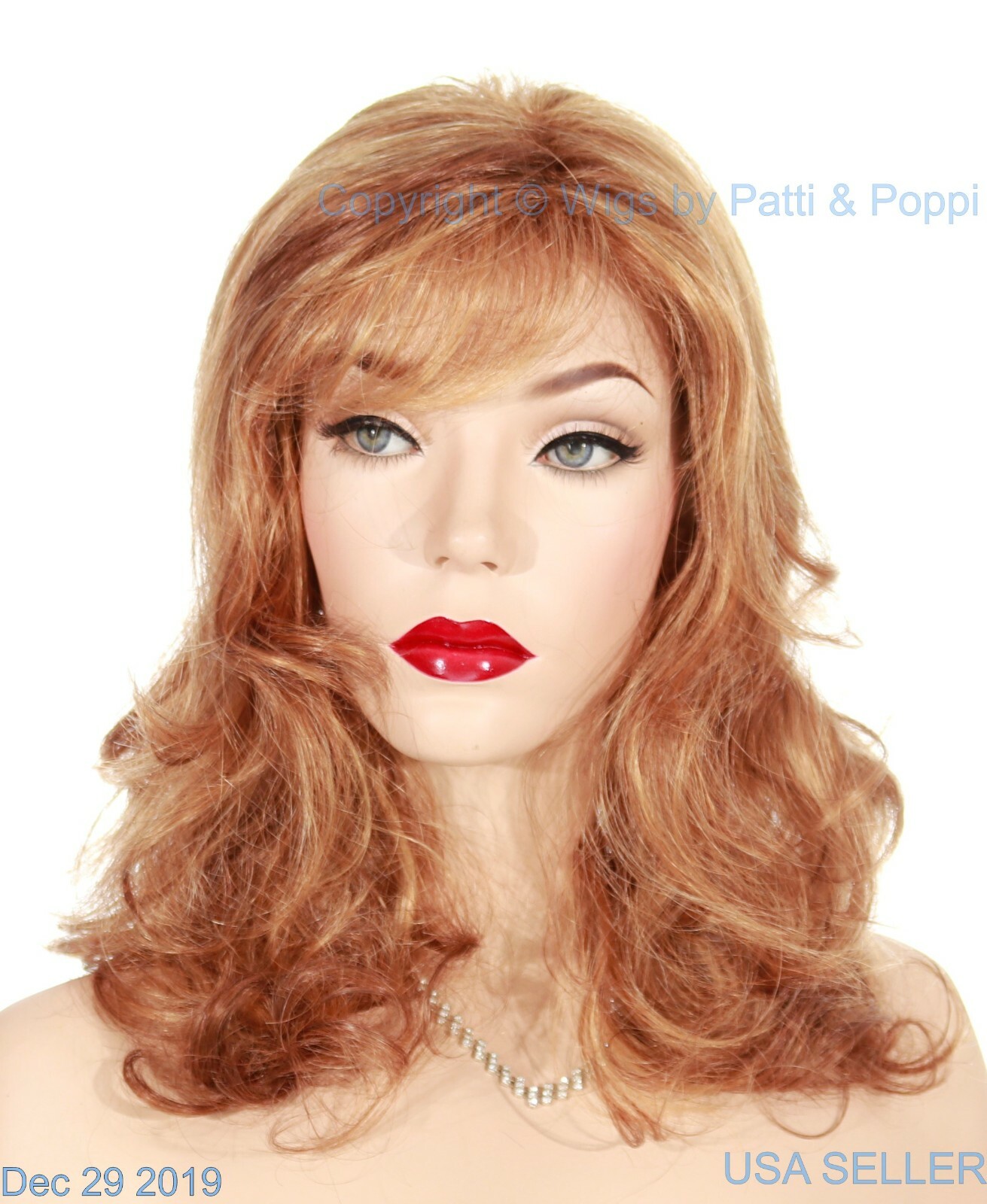 Becky Wig Estetica Wig Wavy Style R30/28/26 RED BLOND MIX HOT LOOK W ...