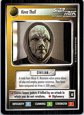 Star Trek Q Continuum CCG Kova Tholl | eBay