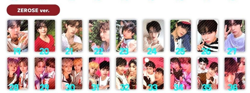 ZEROBASEONE ZB1- CINEMA PARADISE Album Official PHOTOCARD platform KPOP ...