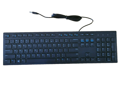 DELL Wired USB Keyboard for Desktop PC KB216-BK-US - Black | eBay