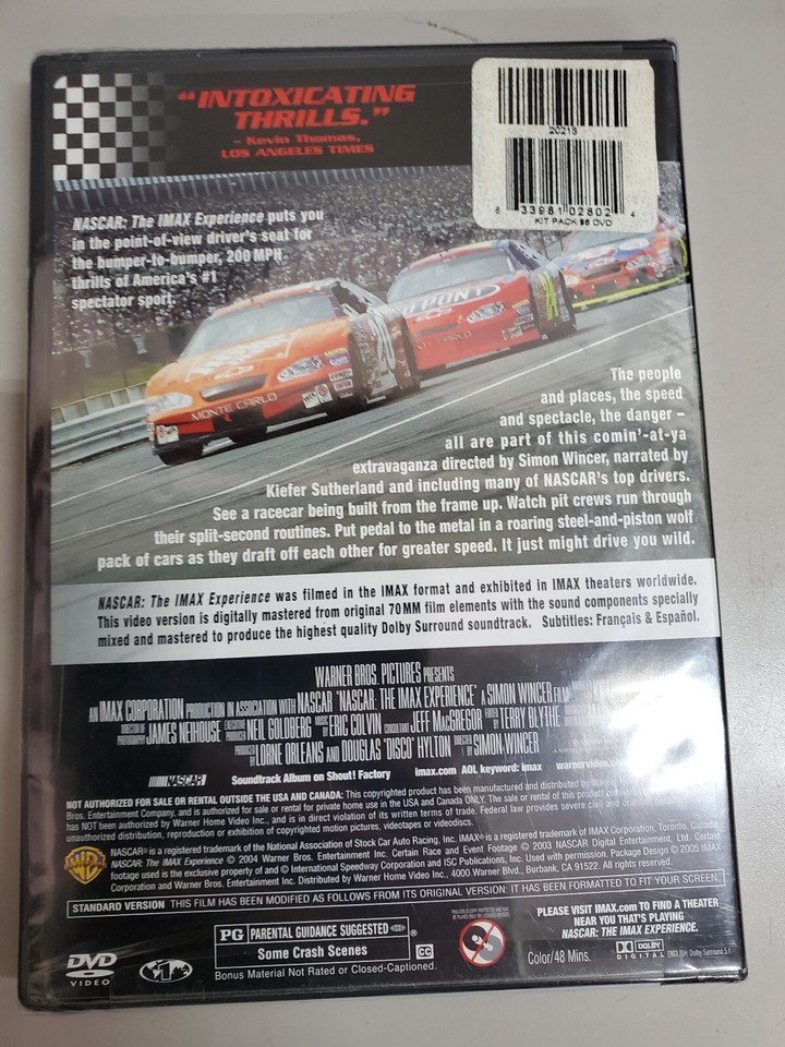 NASCAR: The Imax Experience (DVD, 2005) Brand New Factory Sealed ...