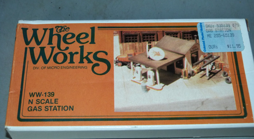 N Scale Wheel Works Gas Station Kit WW-139 | eBay