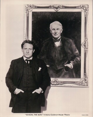 Vintage 8x10 Publicity Photo Spencer Tracy in Edison, the Man 1940 | eBay