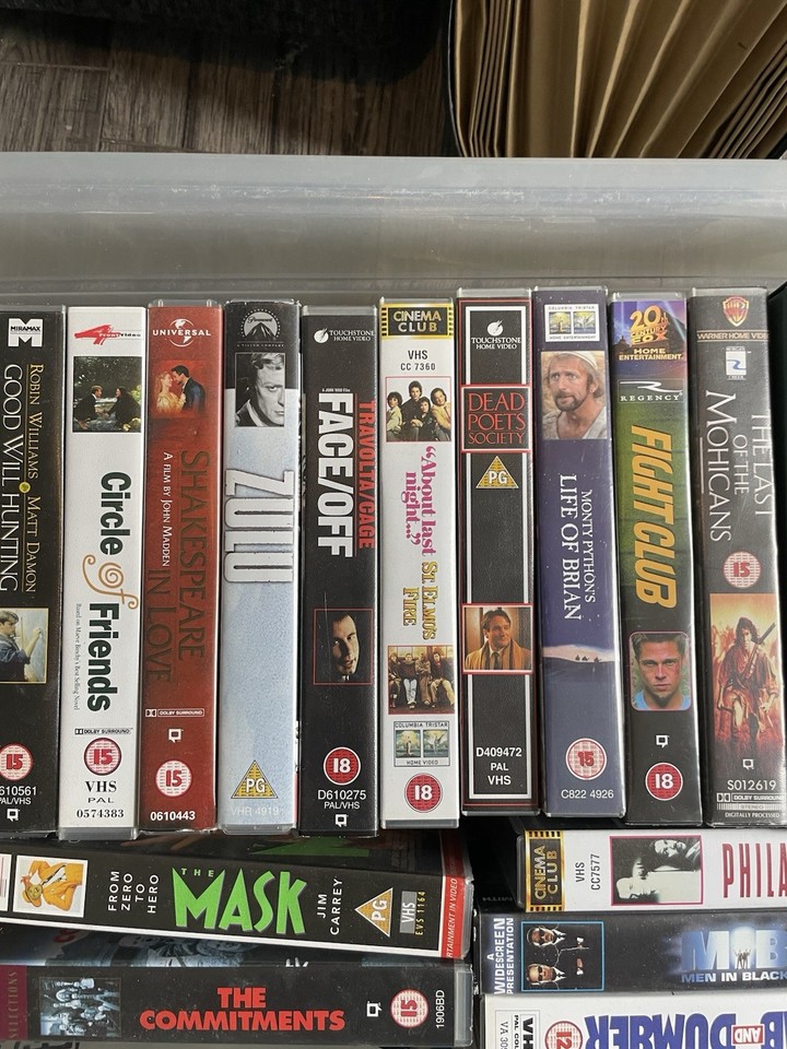 VHS Video Tape Bundle Job Lot - 30 Random VHS TAPES from The 80s And ...