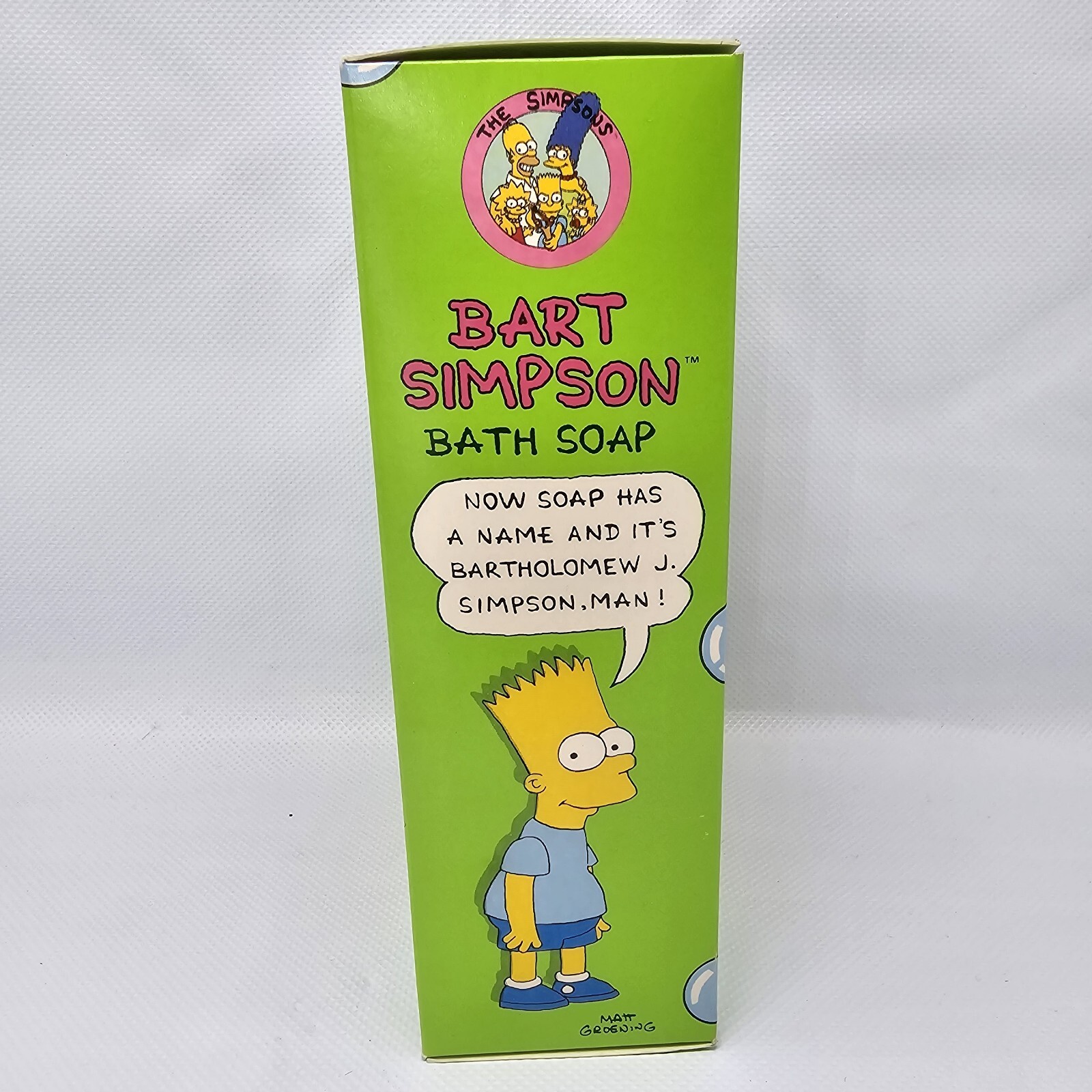 THE SIMPSONS VINTAGE 1990 BART SIMPSON WASH IT DUDE 3-D BATH SOAP | eBay