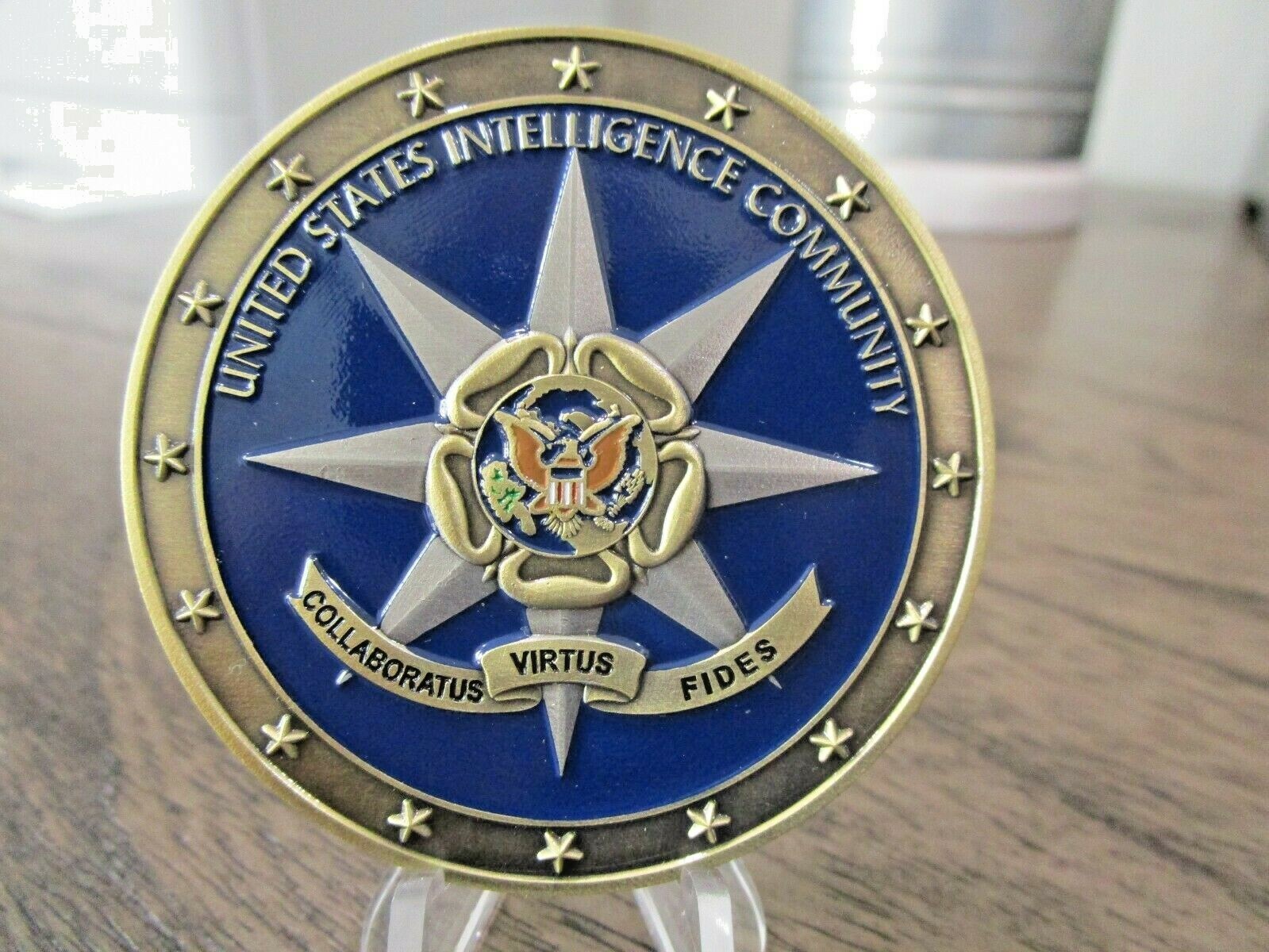 US Intelligence Community NRO NGA IC NSA CIA Grim Reaper Challenge Coin ...