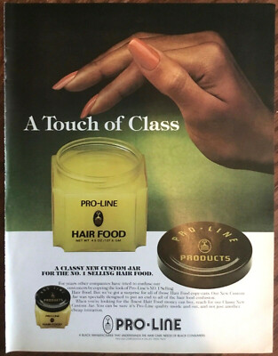 Pro-Line hair product ad 1981 orig vintage print 1980s retro photo art ...