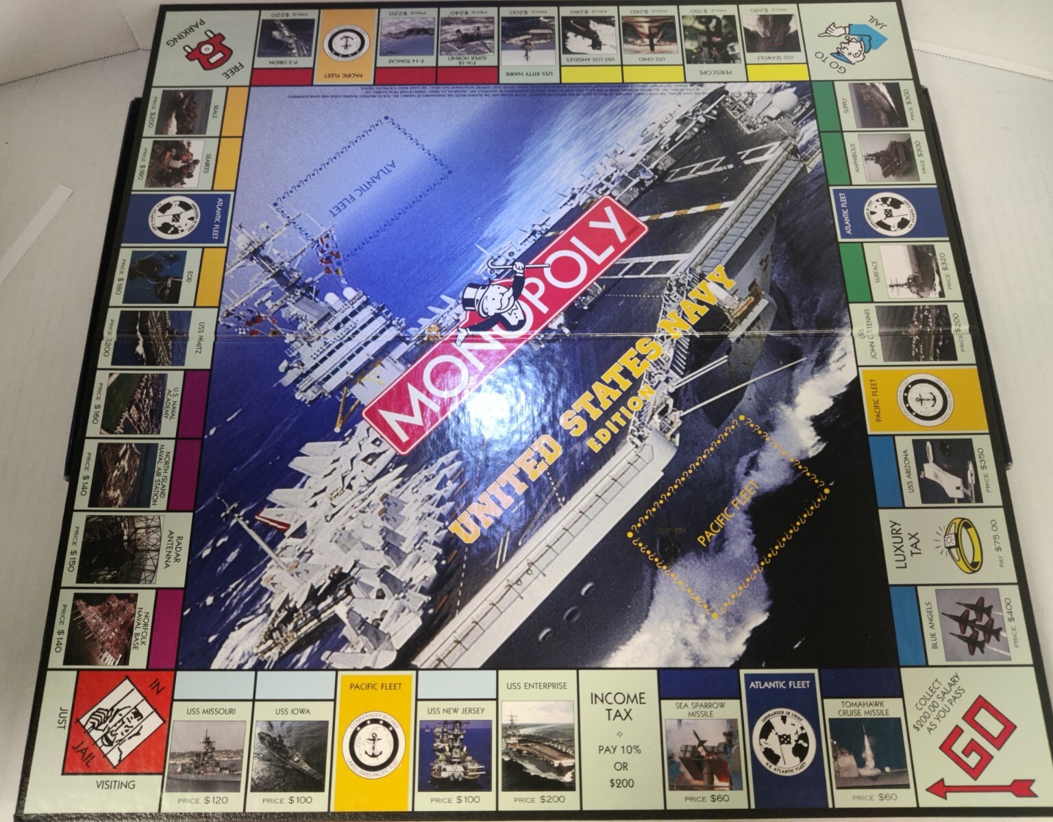 Monopoly - United States Navy Edition - Parker Brothers/Hasbro - 1998 ...